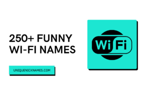250+ Funny Wifi Names For Your Home Or Office (2024)